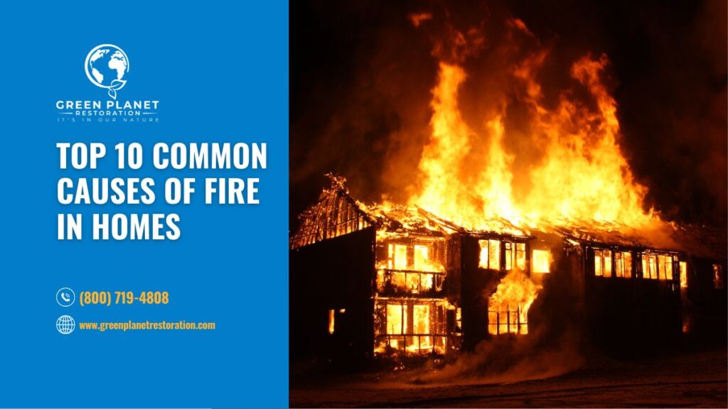 Top 10 Common Causes of Fire in Homes - Green Planet Restoration